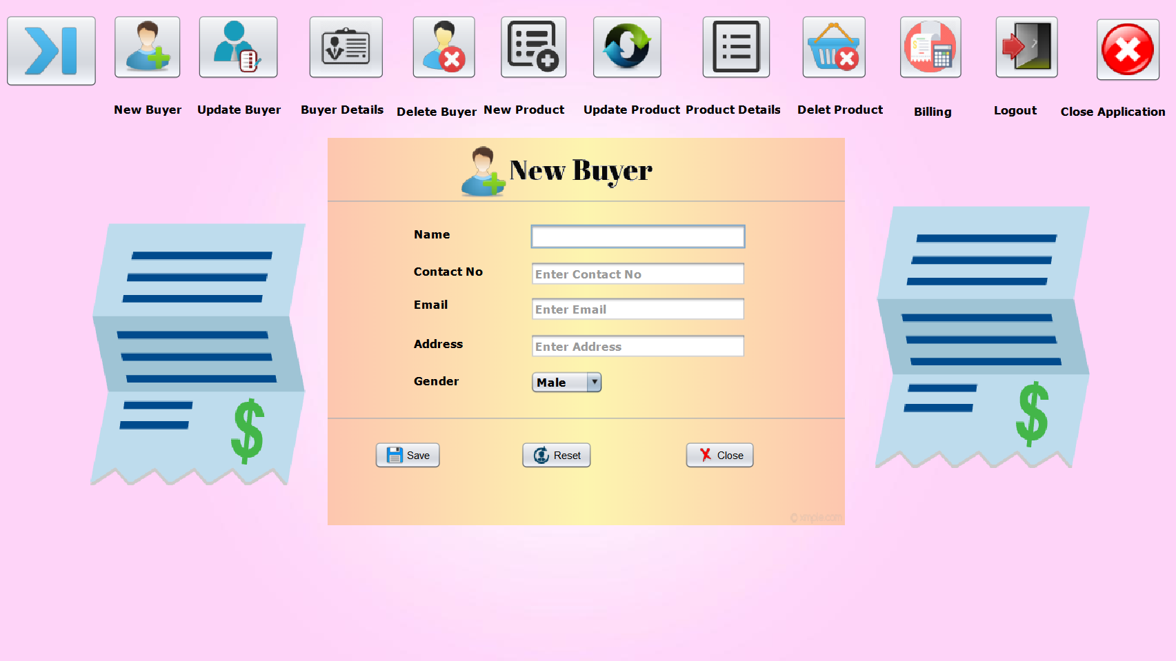 GitHub - code2tolearn/Super_Market_Billing_Management-System: This is the window base ...