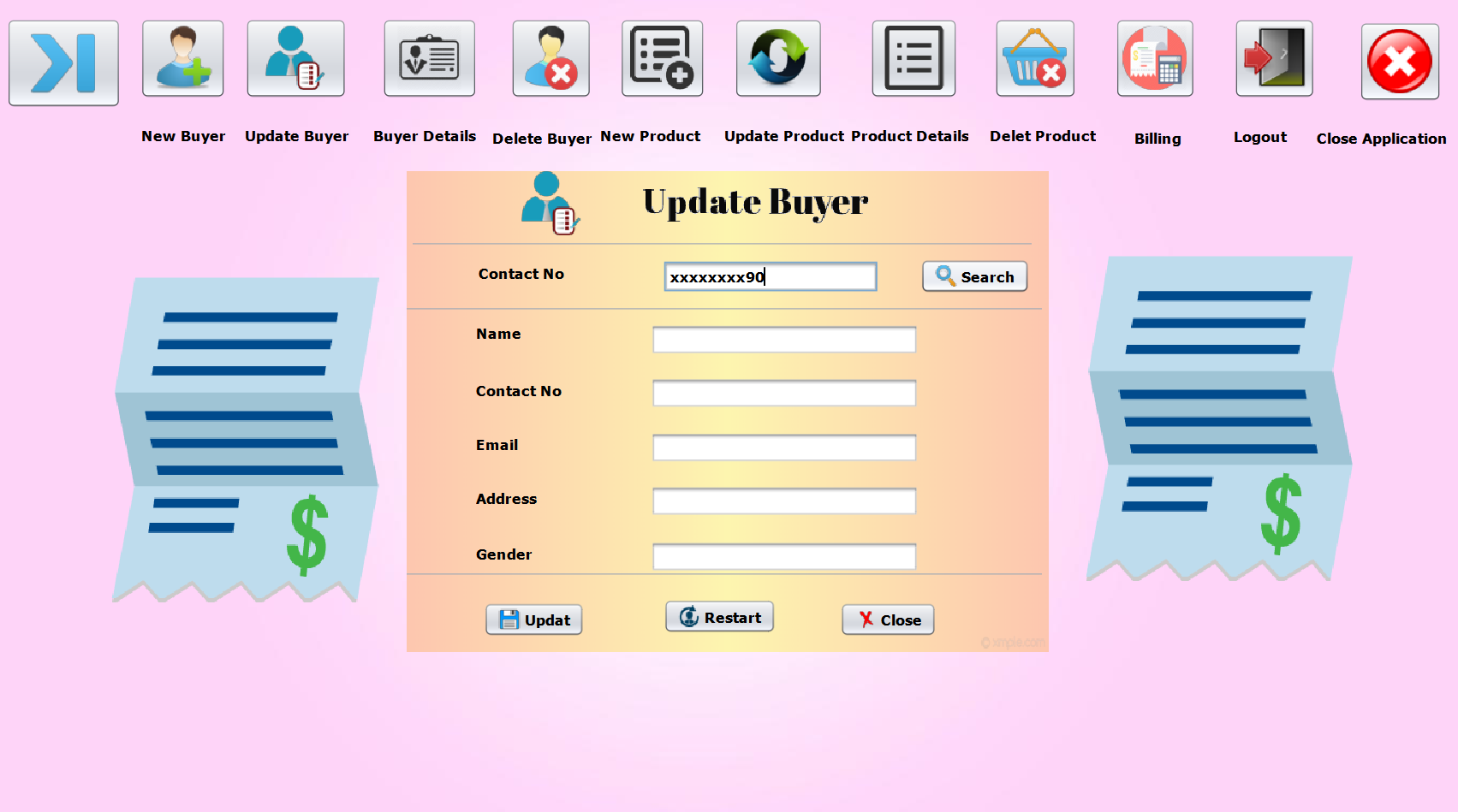 GitHub - code2tolearn/Super_Market_Billing_Management-System: This is ...