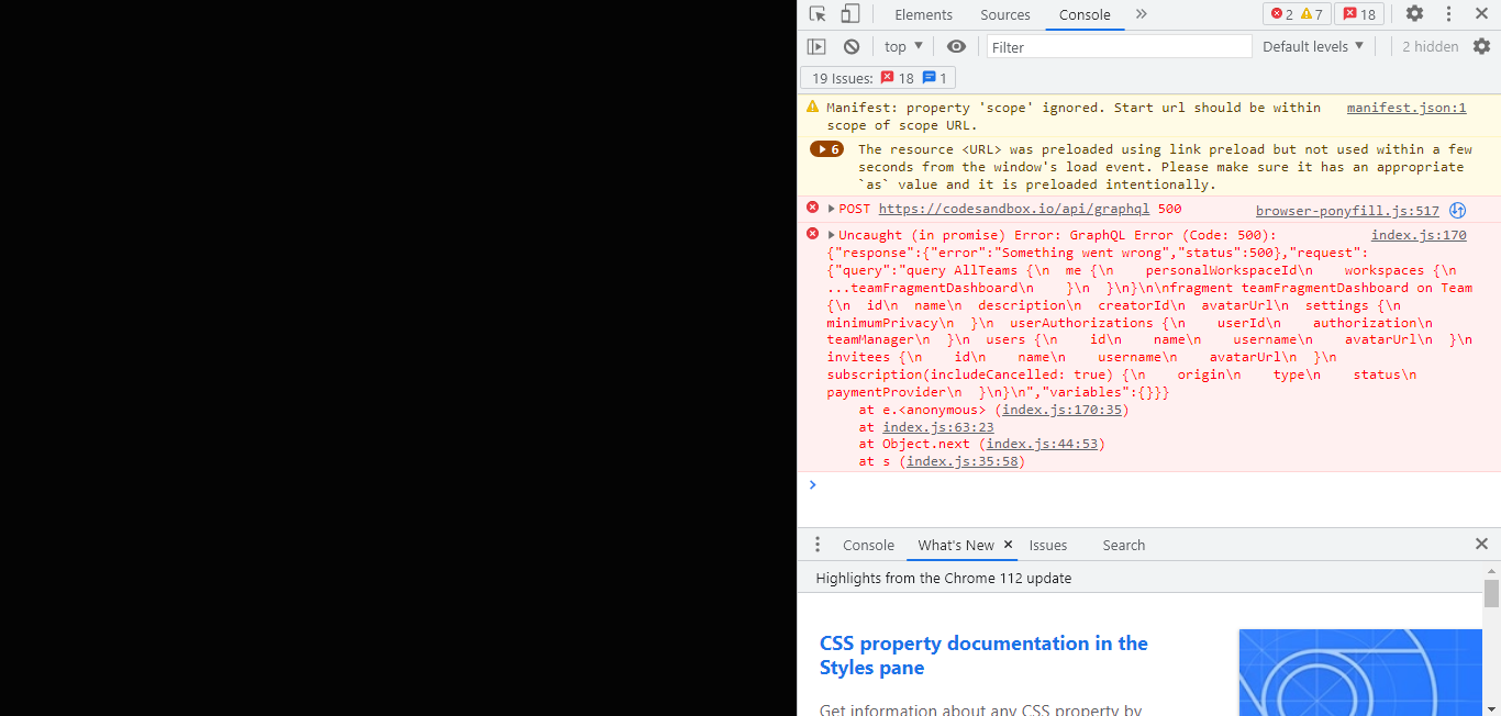 Unable To Get The Sandbox · Issue 7611 · Codesandbox Codesandbox Client · Github