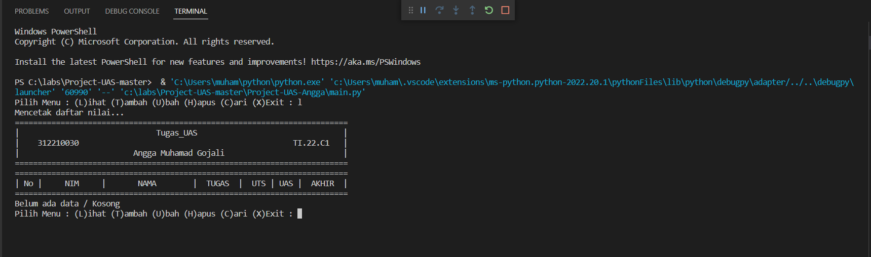 GitHub - anggaghozali/projectUAS