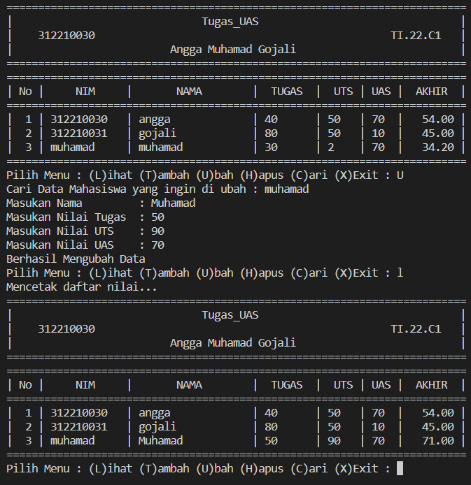 GitHub - anggaghozali/projectUAS