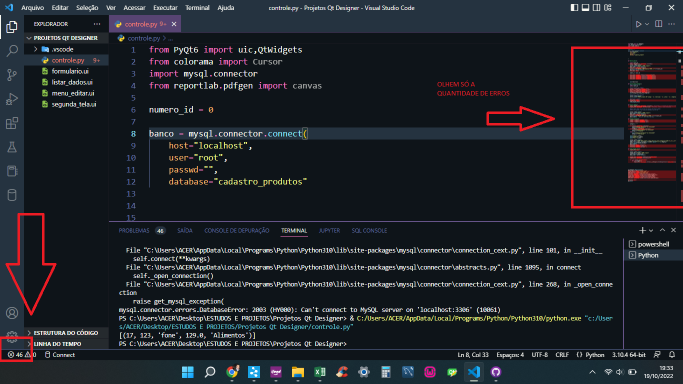 Erros de extensões no Visual Code depois que eu abri e fechei o programa · Issue #2024 ...