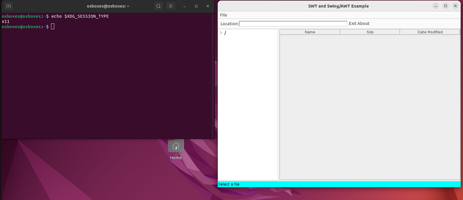 [gtk] [wayland][ubuntu 22 04] Swt Awt Frame Is Not Embedded · Issue 443 · Eclipse Platform