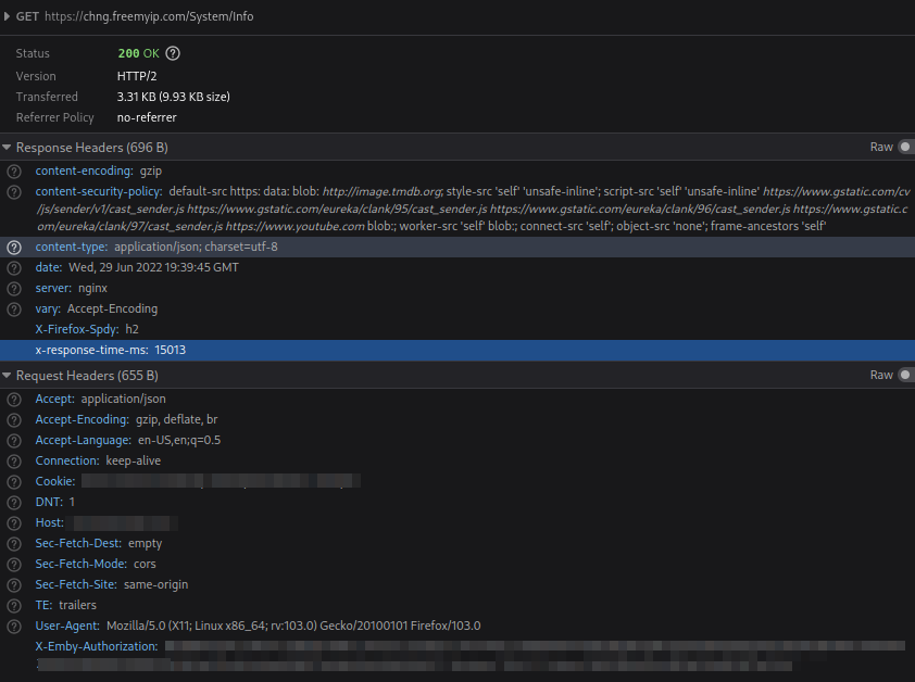 [Issue]: `/System/Info` and `/System/Info/Public` endpoints seems to be taking either 5 or 15 ...