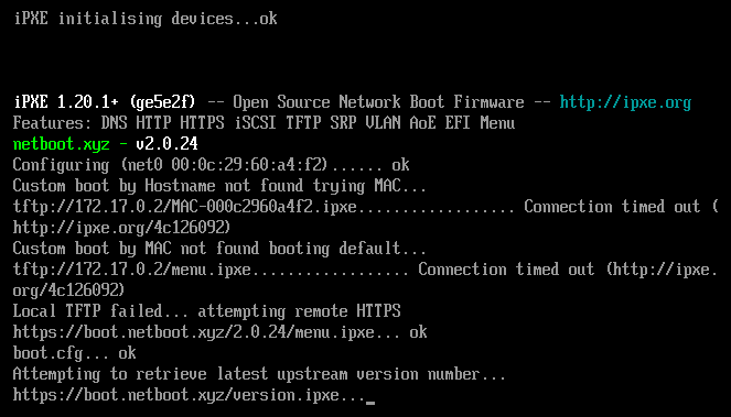 Next-server constantly overwritten to router IP after configuring net0 through dnsmasq with ...