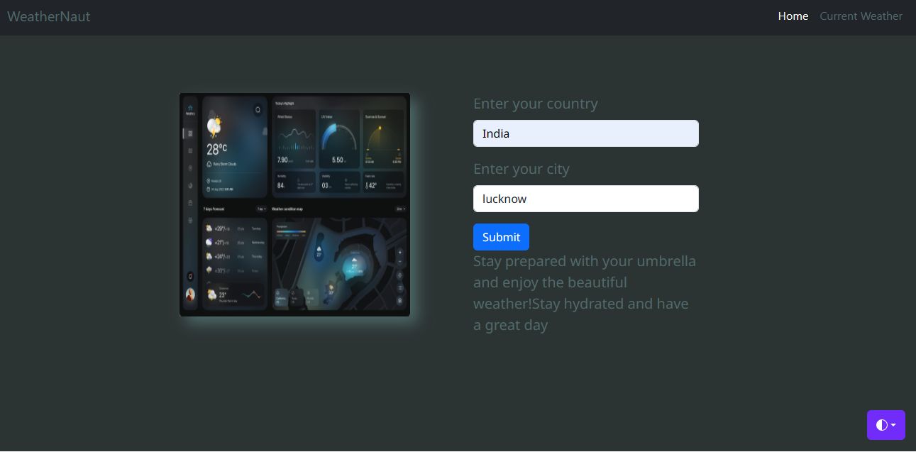 GitHub - piyushmishraa/WeatherNaut: weather telling app made using ...