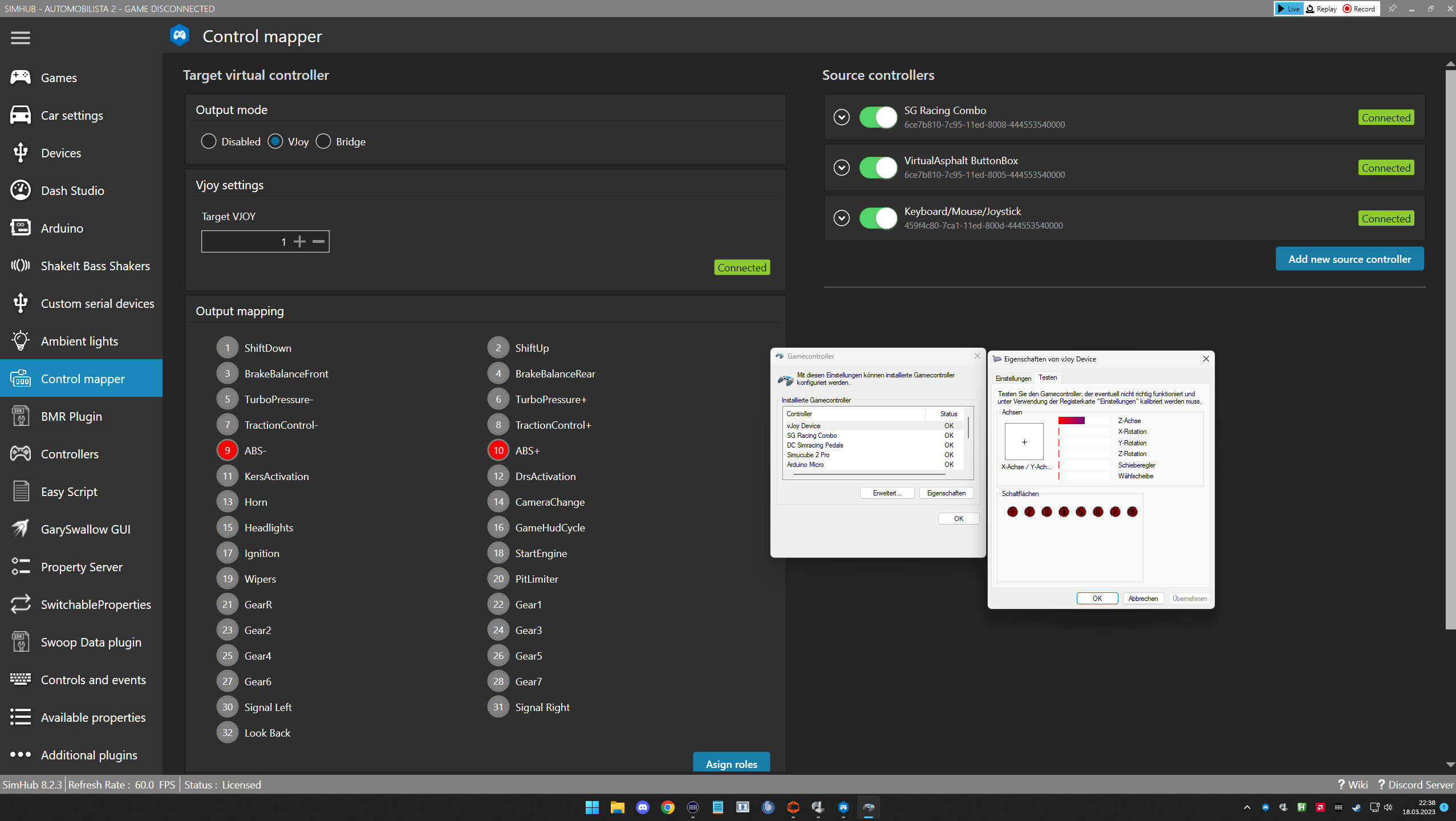 [BUG] Control Mapper ABS not working · Issue #1248 · SHWotever/SimHub · GitHub