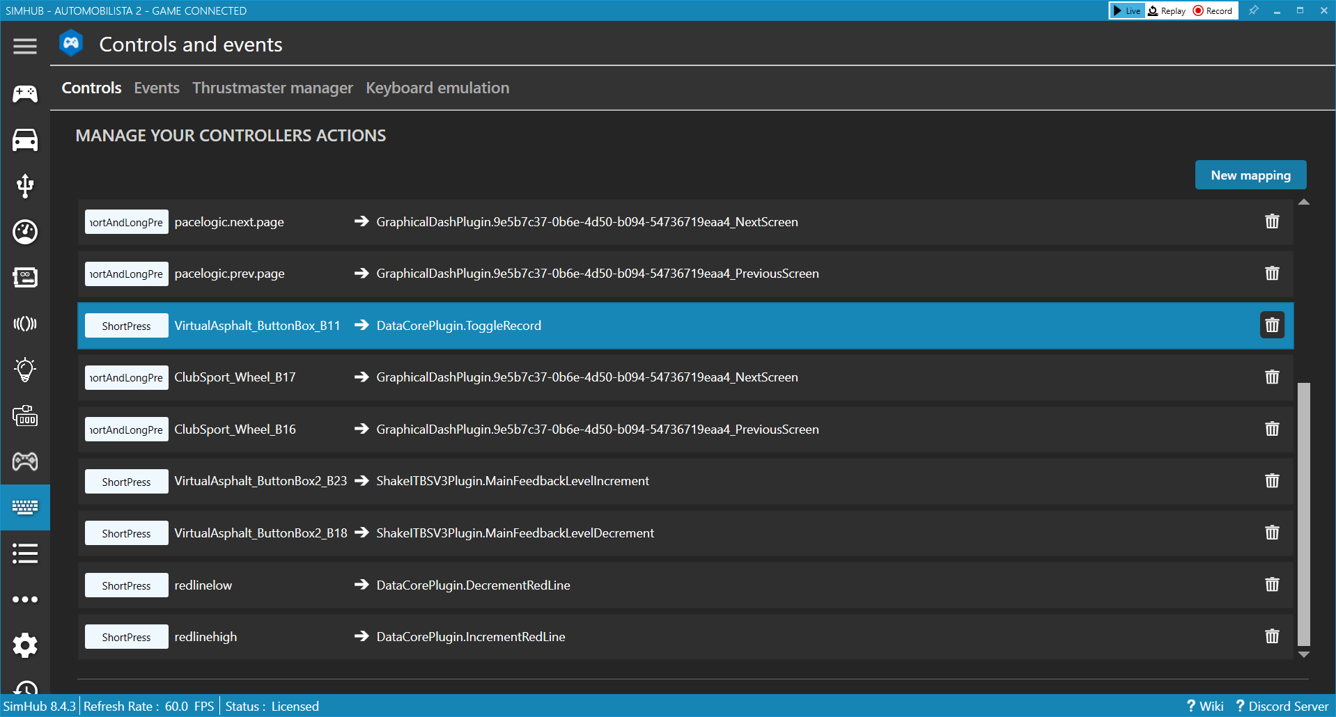 Bug Toggle Record Broken · Issue 1346 · Shwoteversimhub · Github