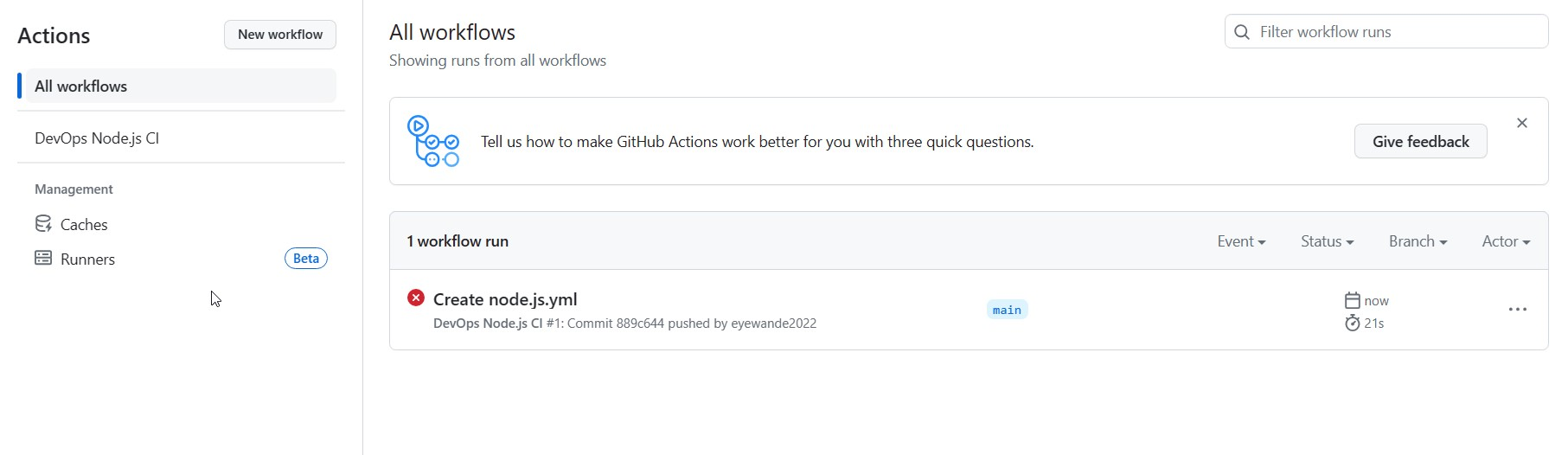GitHub - eyewande2022/NodeJS-CI-sample