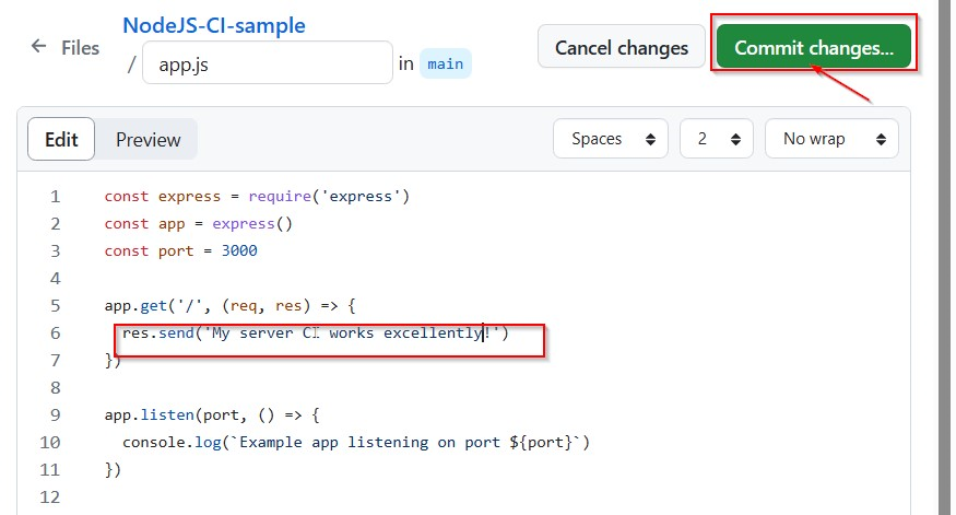 GitHub - eyewande2022/NodeJS-CI-sample