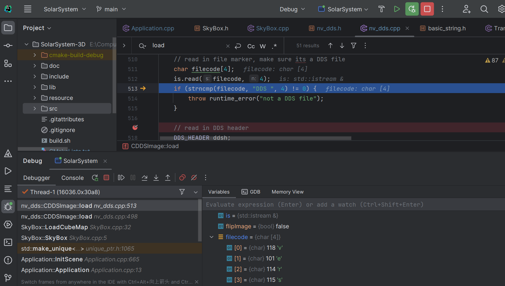 DDS Parsing failed · Issue #2 · GlebchanskyGit/SolarSystem-3D · GitHub