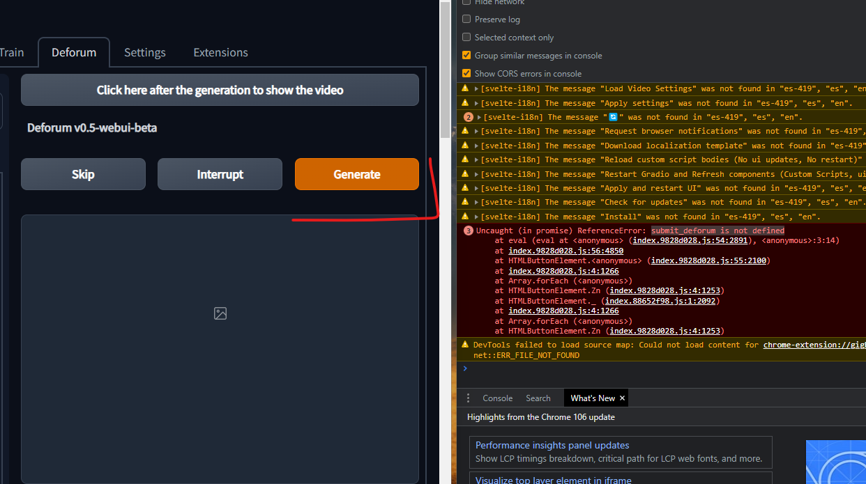 [Bug]: ReferenceError: submit_deforum is not defined · Issue #4082 · AUTOMATIC1111/stable ...