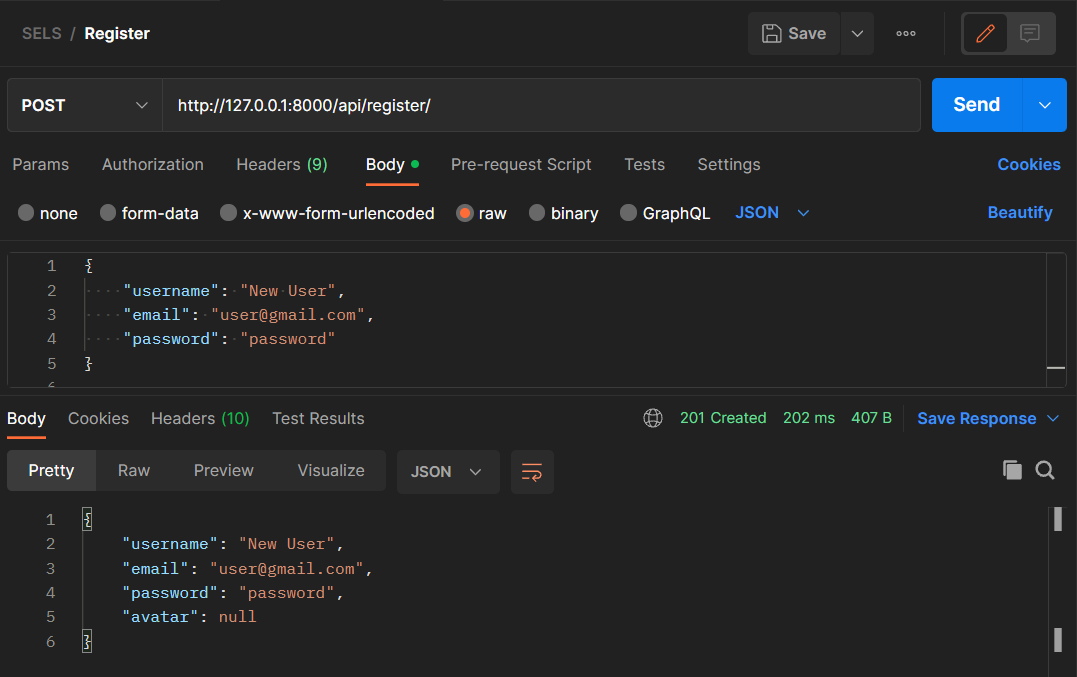 [SELS-TASK] Register, Update & Delete User Endpoints by nicoleamber · Pull Request #14 · framgia ...
