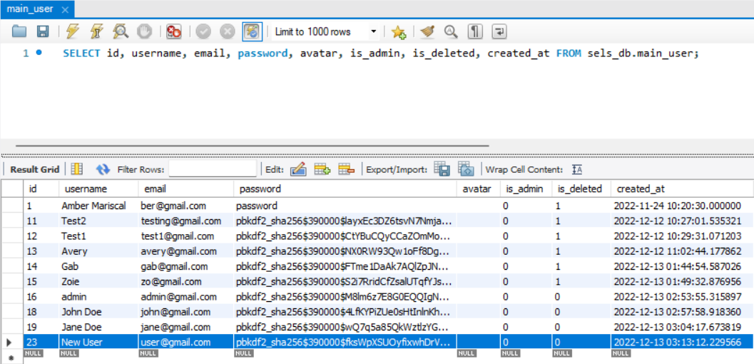 [SELS-TASK] Register, Update & Delete User Endpoints by nicoleamber · Pull Request #14 · framgia ...