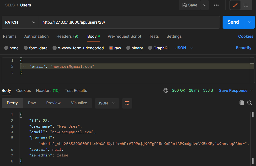 [SELS-TASK] Register, Update & Delete User Endpoints by nicoleamber · Pull Request #14 · framgia ...