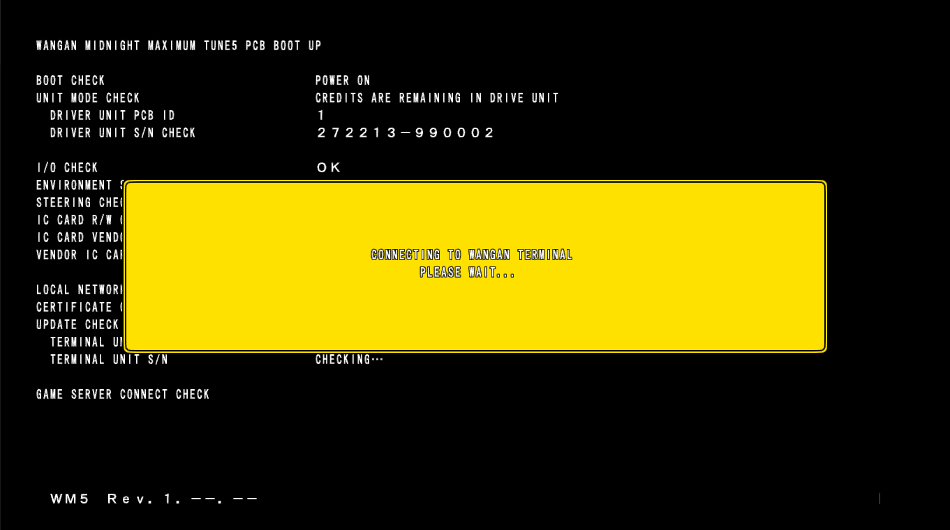 stuck at Connecting to Wangan Terminal · Issue #181 · teknogods/teknoparrot-issues · GitHub