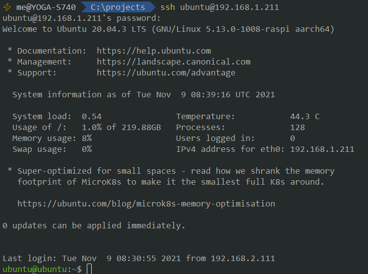 Microk8s and Ubuntu 21.10 release with Rpi4 8G · Issue #2712 · canonical/microk8s · GitHub
