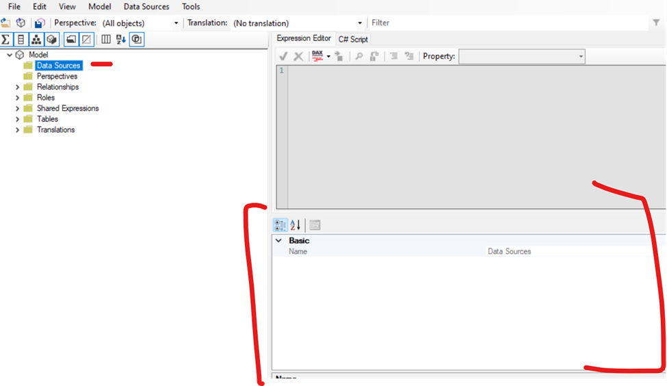 Updating the datasource details/connecting strings on Power BI dataset connected to Snowflake ...