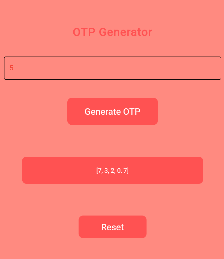 GitHub - arpitaflutter/otpgenerate1