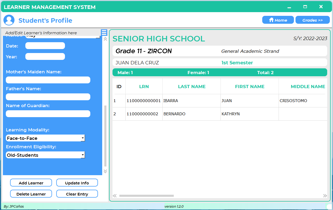 GitHub - jpcanas/School_LMSv2: A simple application made for teachers of Mantalisay National ...