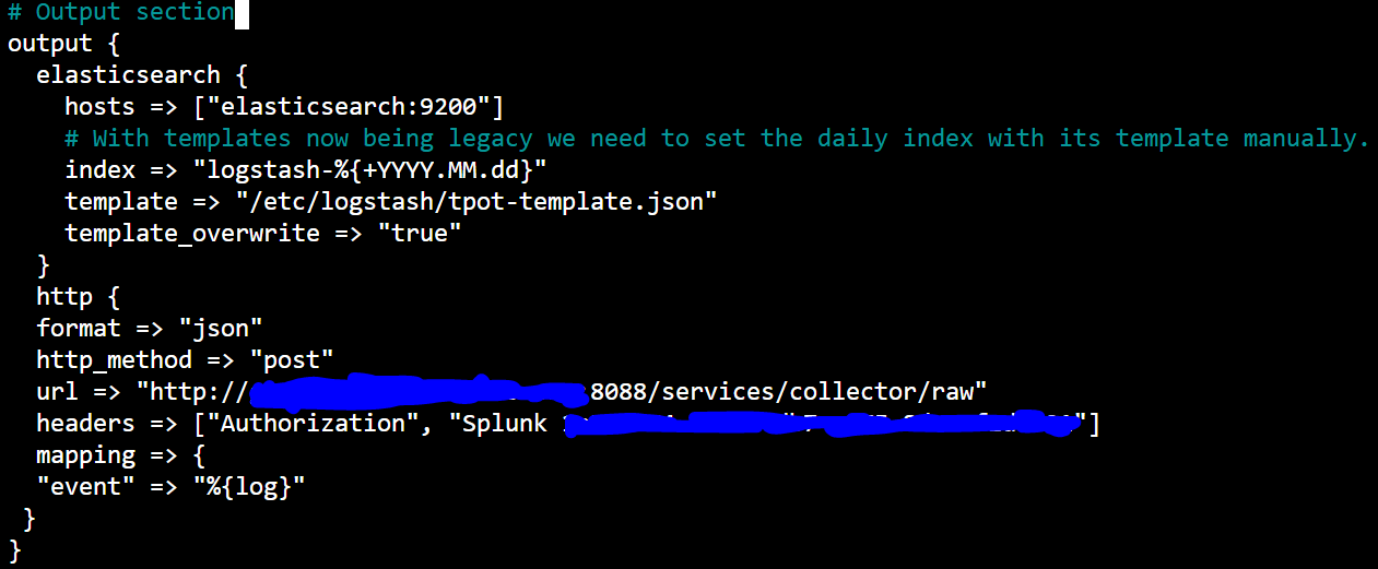 TPOT Logstash logs not forwarding to Splunk · telekom-security tpotce · Discussion #1306 · GitHub