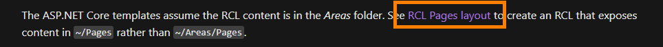 Bad link in Net 5.0 Documents "RCL Pages Layout" · Issue #22727 · dotnet/AspNetCore.Docs · GitHub