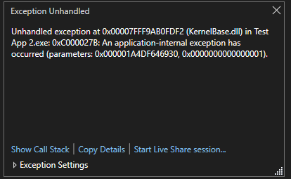 Realtime plotting of 8 line series crashes with unhandled exception in KernelBase.dll · Issue ...