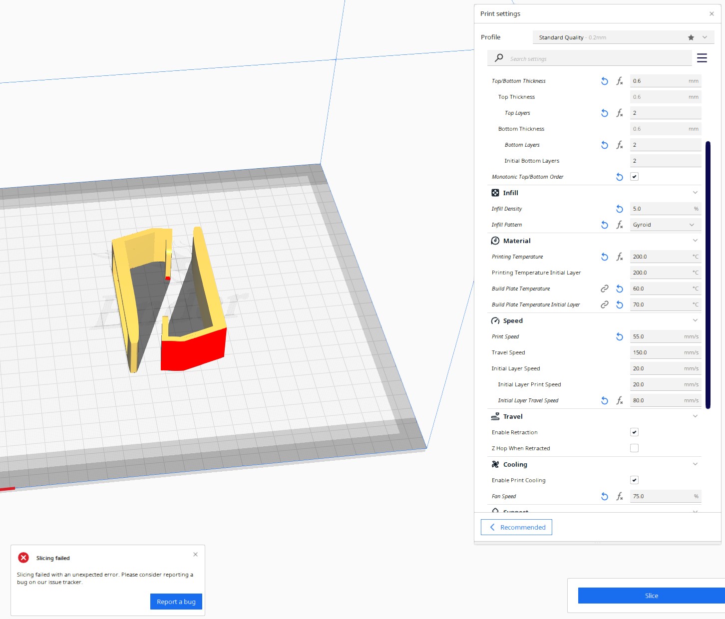 Cura 5 3 0 Alpha Slicing Failed Bug · Issue 14230 · Ultimaker Cura · Github