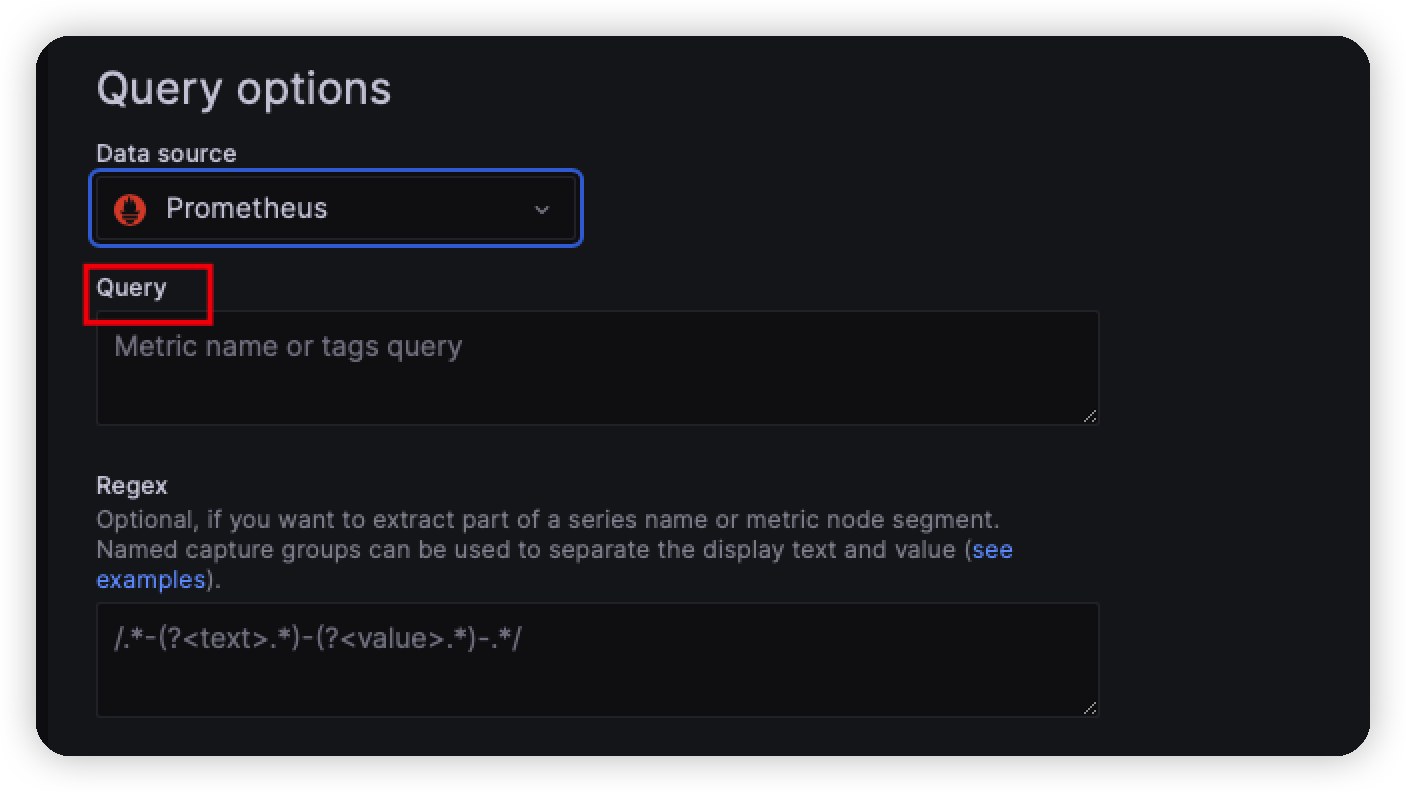 In the panel variable settings, select tempo as the data source, and there is no option for ...