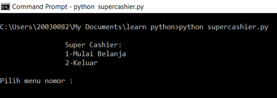 GitHub - mohamadbaidowi/Pacmann-Super-Cashier: Python project