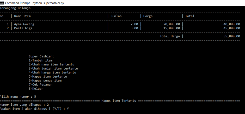 GitHub - mohamadbaidowi/Pacmann-Super-Cashier: Python project