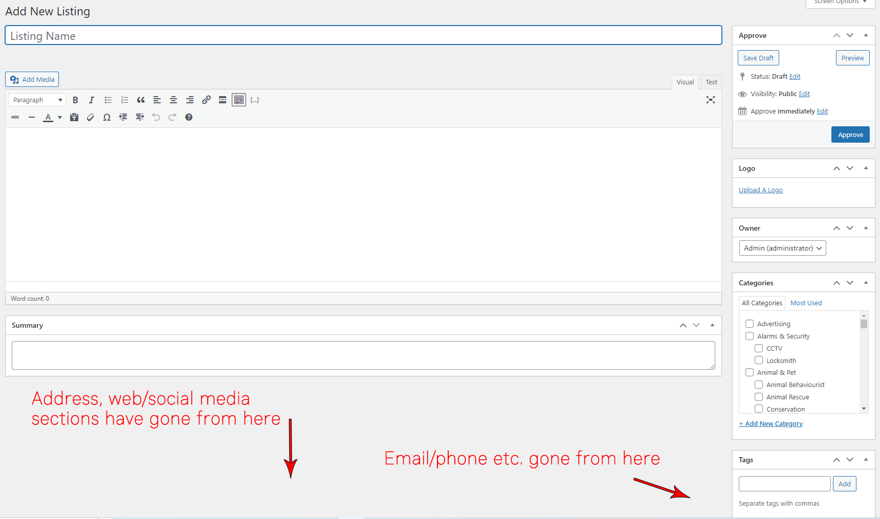 Issue with missing fields · Issue #124 · lddweb/ldd-directory-lite · GitHub