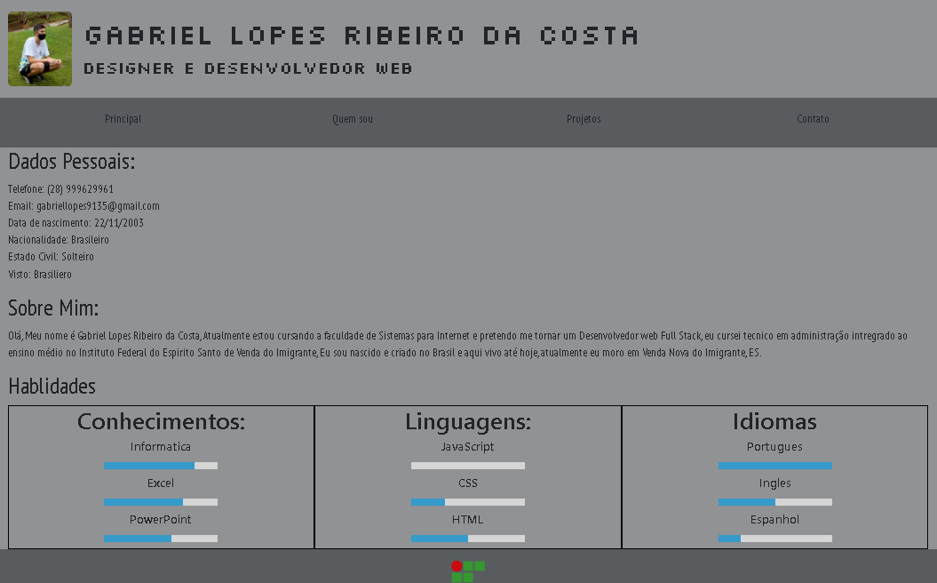 GitHub - GabrielLopesz9135/Curriculo-com-Bootstrap