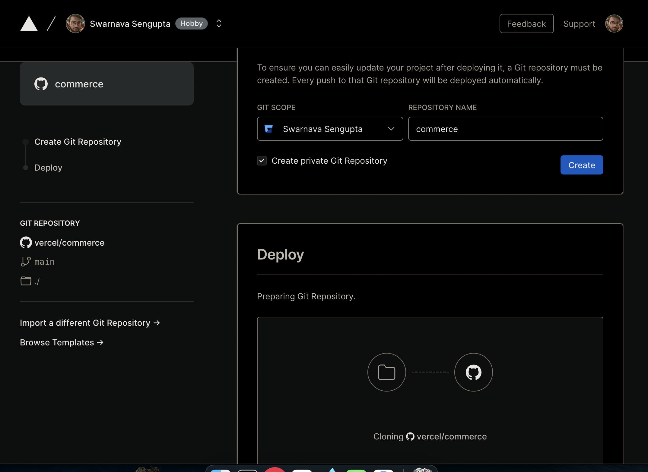 Next.js commerce project setup is broken · Issue #35470 · vercel/next.js · GitHub