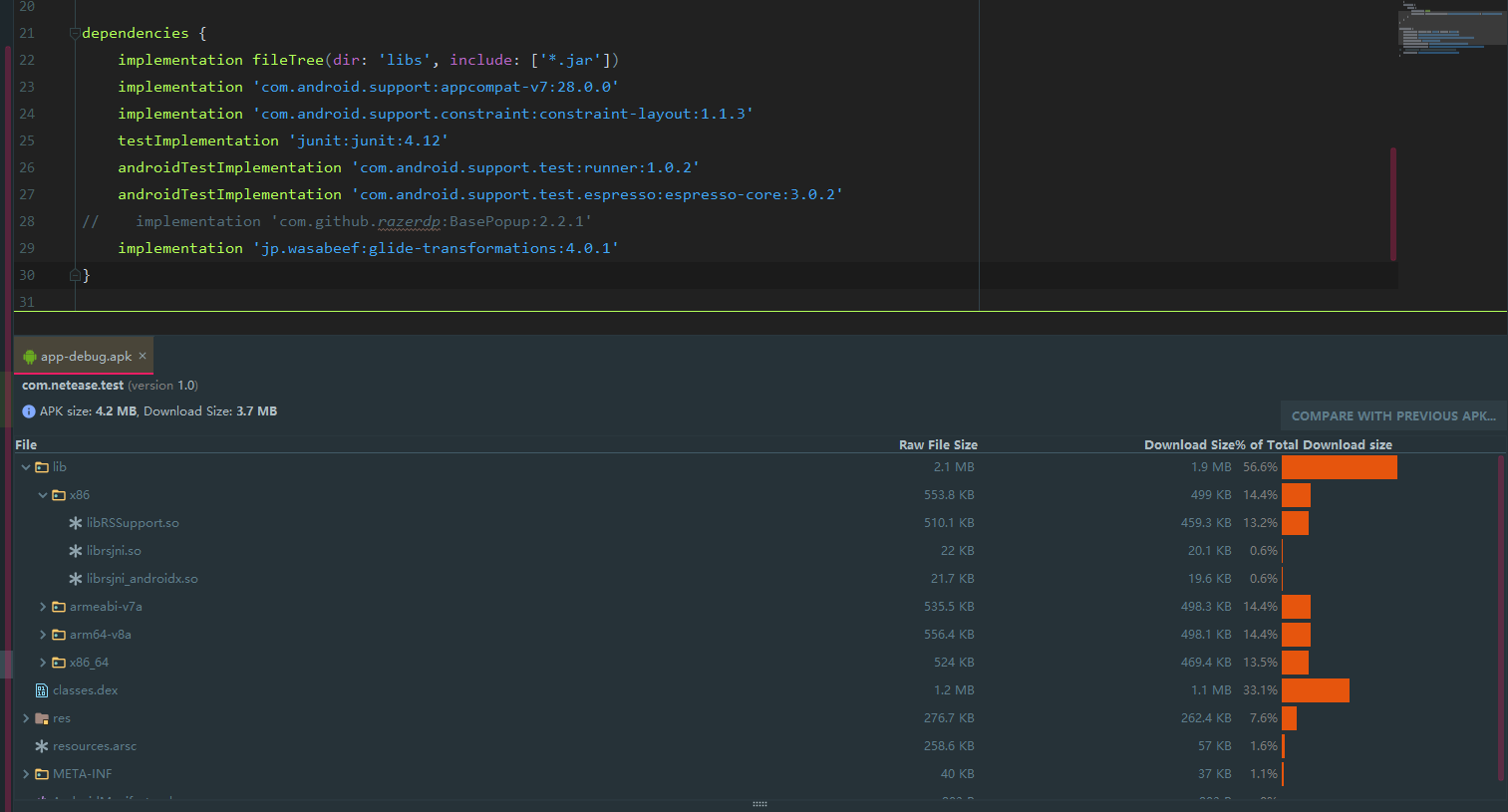 Apk瘦身问题。 · Issue #204 · razerdp/BasePopup · GitHub