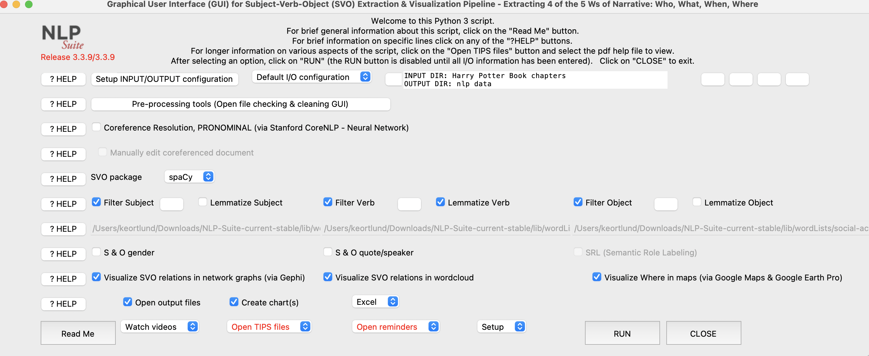 [BUG]: spaCy SVO does not produce any charts · Issue #845 · NLP-Suite/NLP-Suite · GitHub