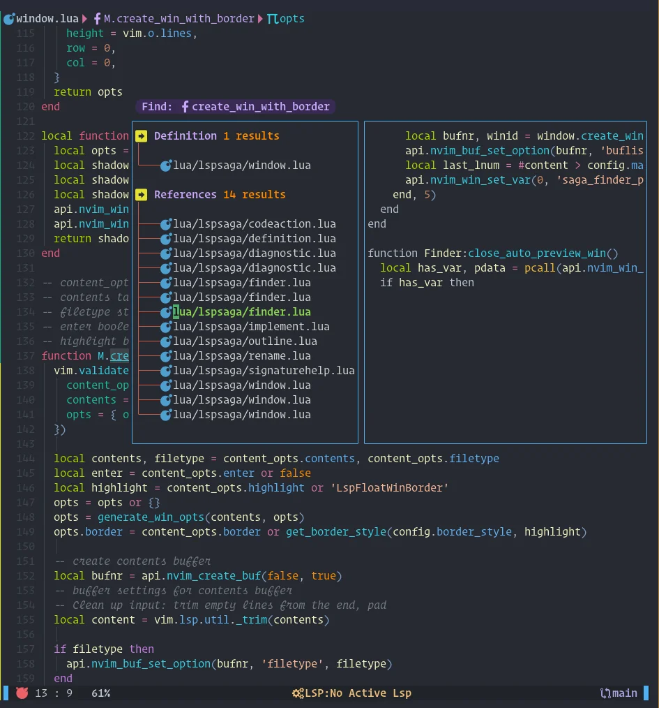 Plugin UI is not as expected · Issue #1165 · nvimdev/lspsaga.nvim · GitHub