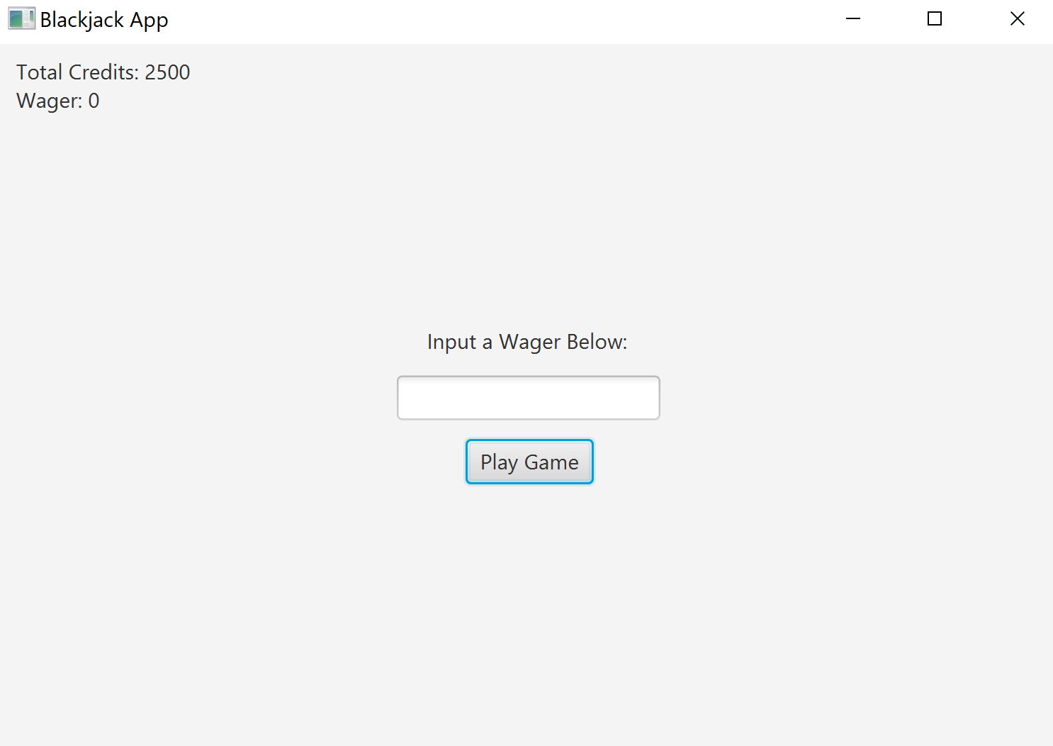 Github Jsiebor1 Blackjack