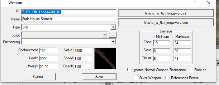 T_De_6th_Longsword_01 is set as a Bolt weapon · Issue #288 · TD-Addon/TD_Addon · GitHub