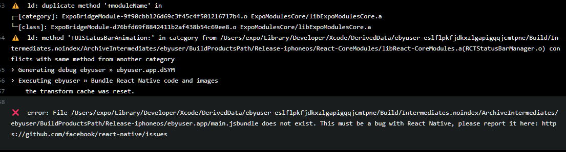 Error on "run fastlane" step while building with expo · Issue #25115 · expo/expo · GitHub
