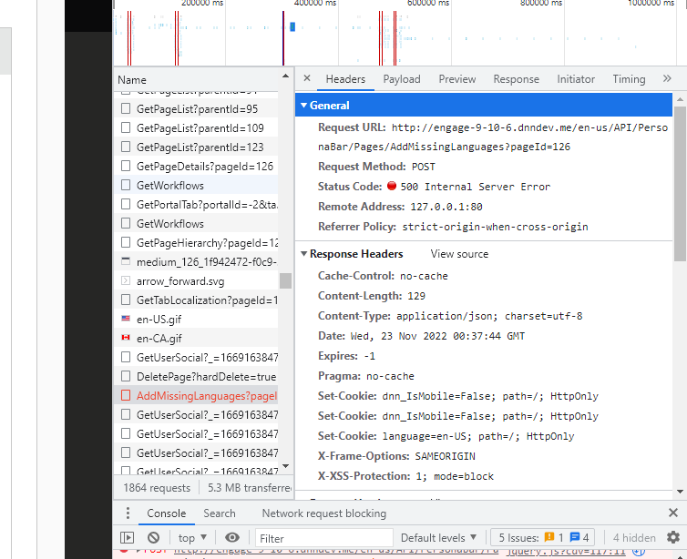 'Add Missing Languages' for child page fails when parent page only has some languages enabled ...