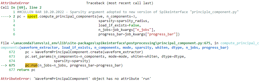 Possible backwards compatibility issue 95.1 "run" from principal_component.py in ...