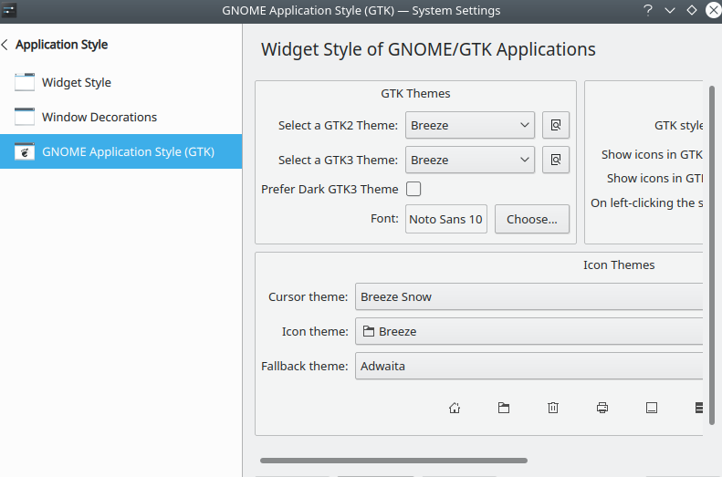 lxqt-config-appearance should use xsettingsd, then we will get better look for Gtk apps · Issue ...