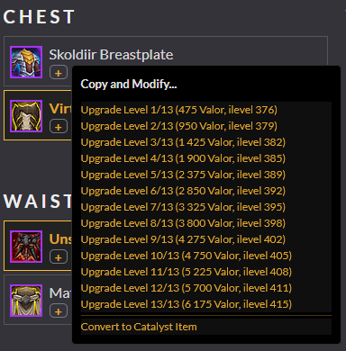 "copy and modify" button shows downgrades · Issue #388 · seriallos/raidbots-issues · GitHub