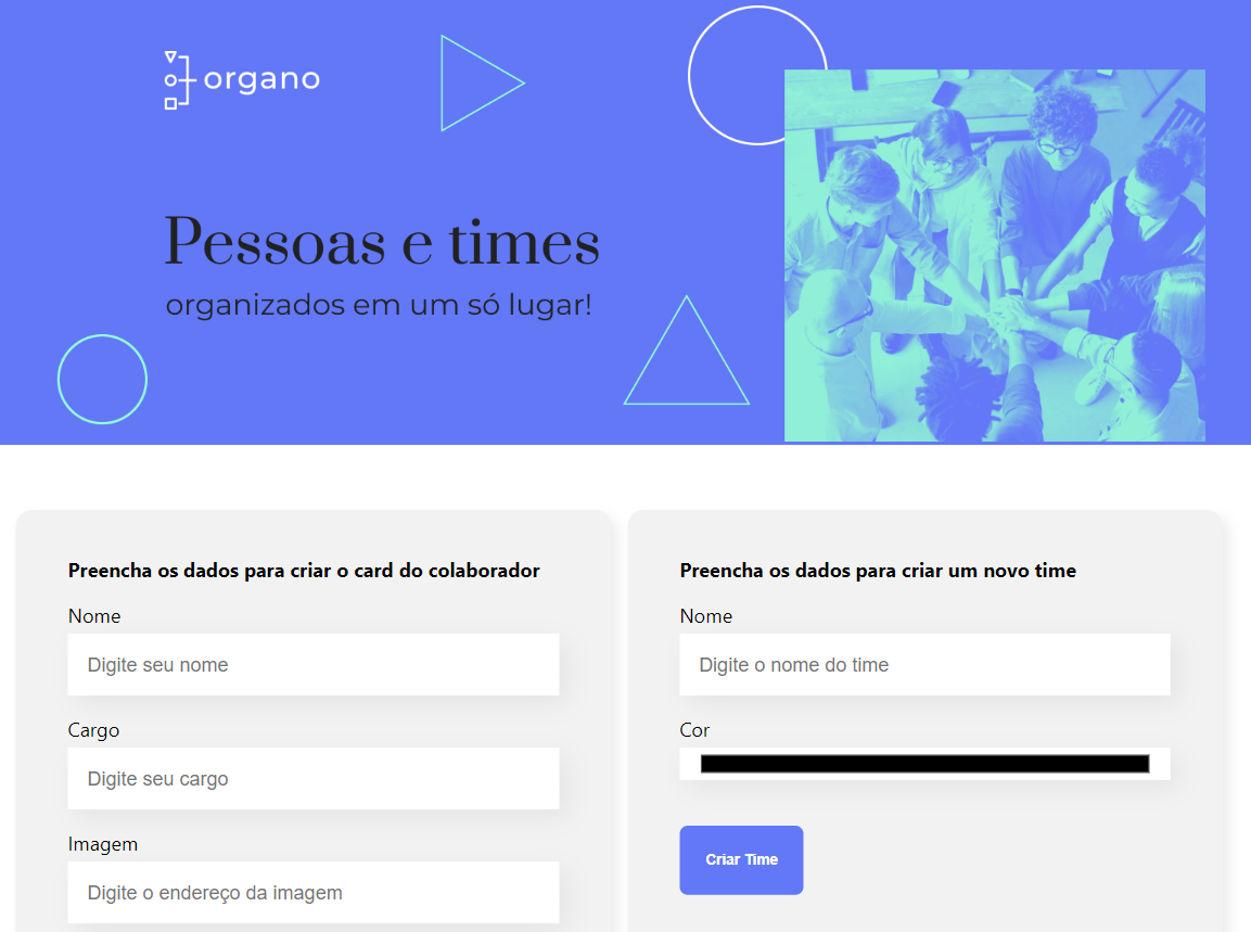 GitHub - DaniGhoul/organo: Projeto em ReactJS realizado no curso "React: desenvolvendo com ...