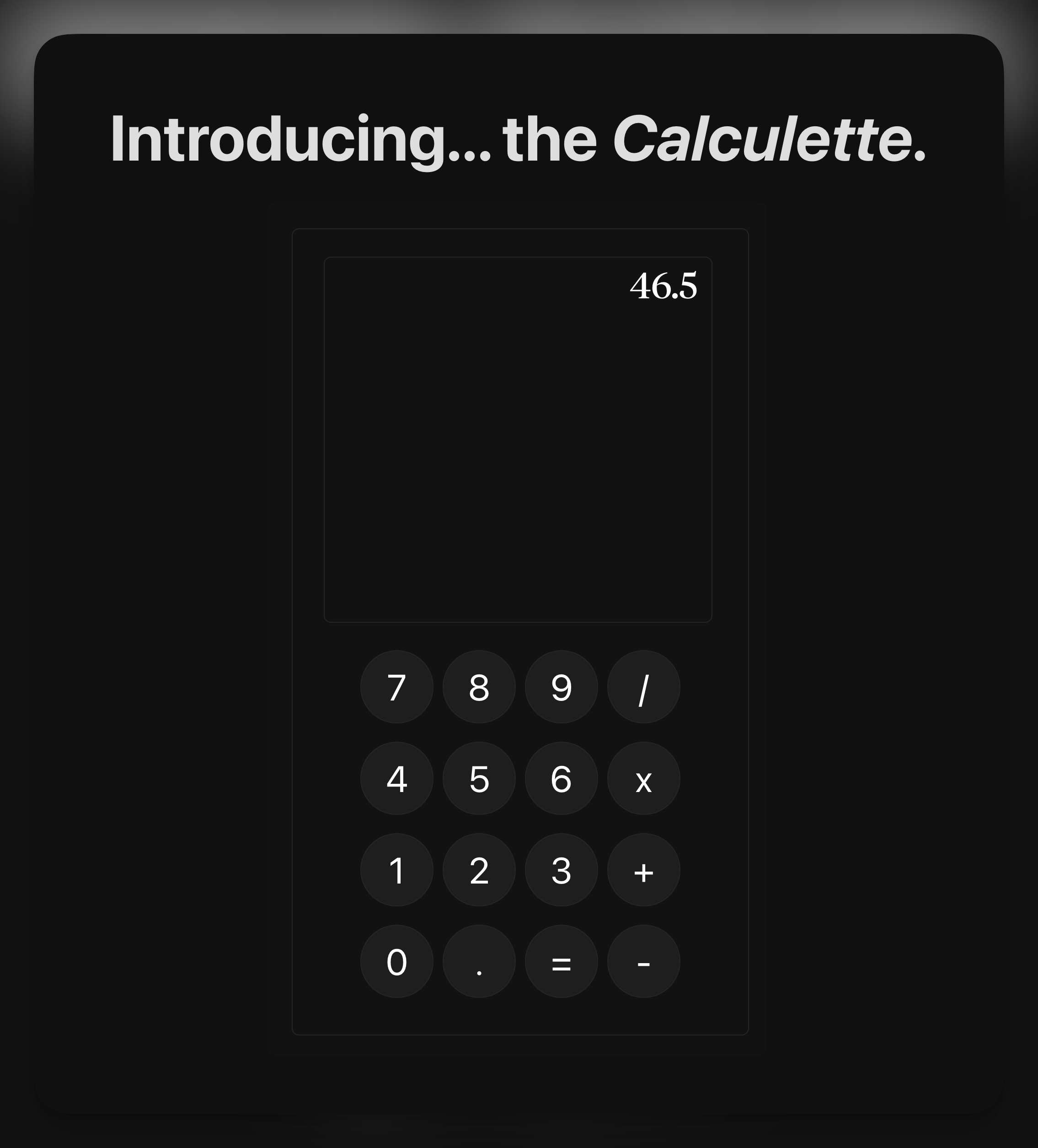 Github Tommyplusdevbasic Calculator