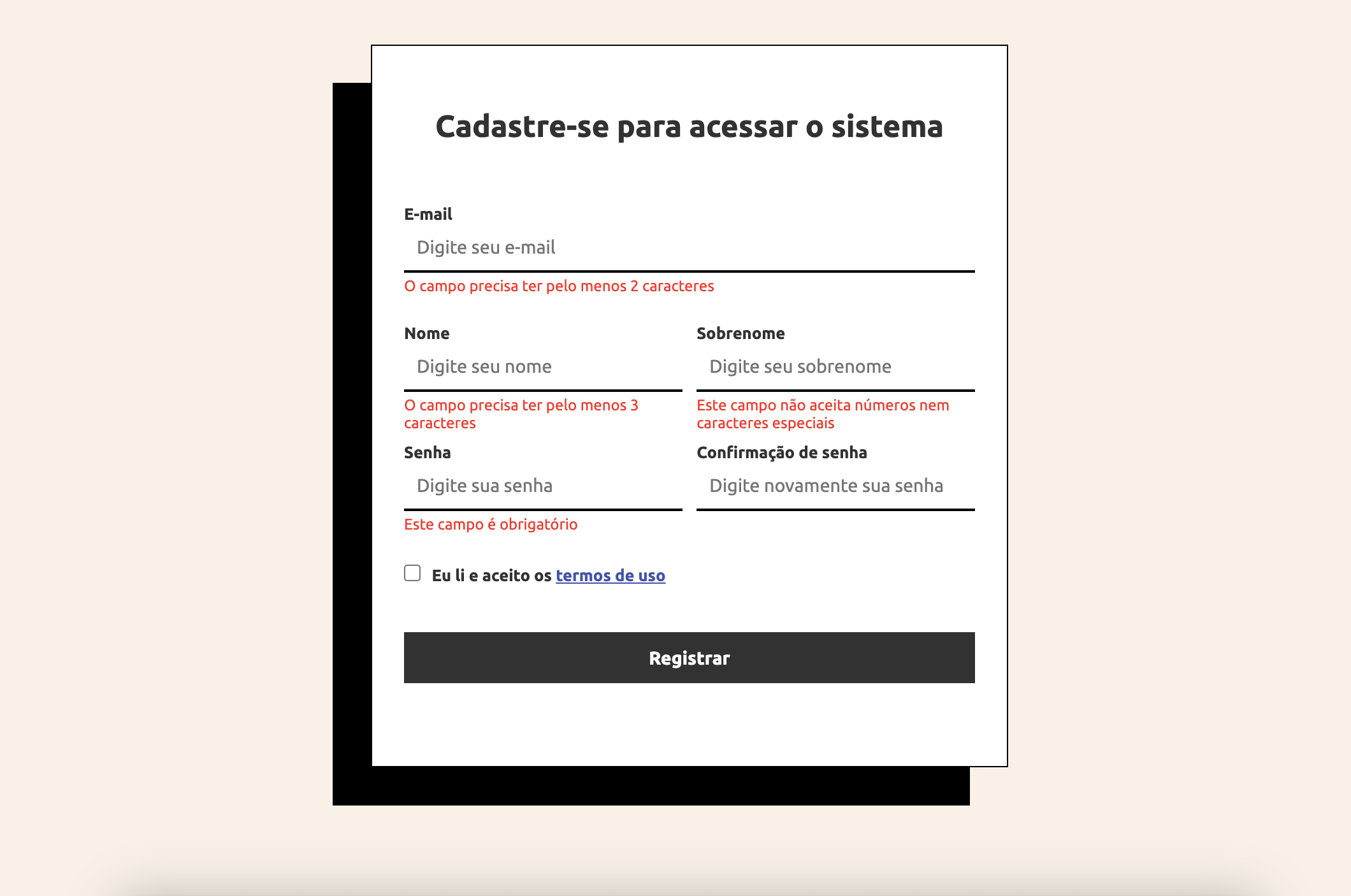 GitHub - ErcilioMartiniJunior/formularioJS: Formulário com validações ...