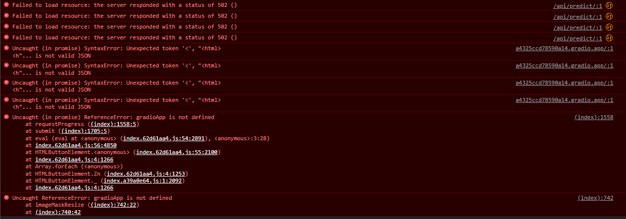 Bug Gradio Web Ui Html Errors Not Working · Issue 3273 2791