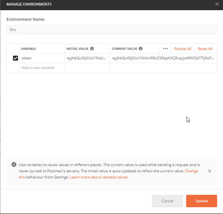 Postman fails to send request when token ends with a newline character · Issue #7106 ...