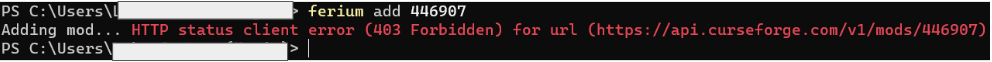 HTTP status client error (403) when trying to add Curseforge mods to a profile · Issue #355 ...